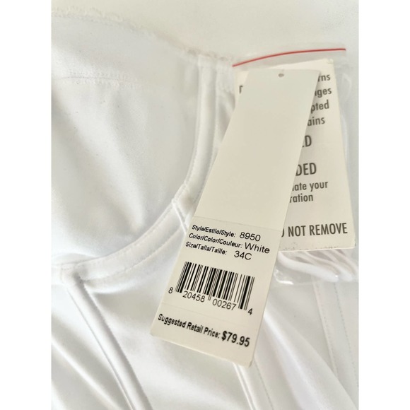 Dominique | Tops | Dominique White Torsolette Satin Corsette | Poshmark